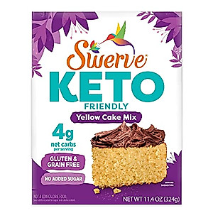 Swerve Sweets, Vanilla Cake Mix, 11.4 Oz
