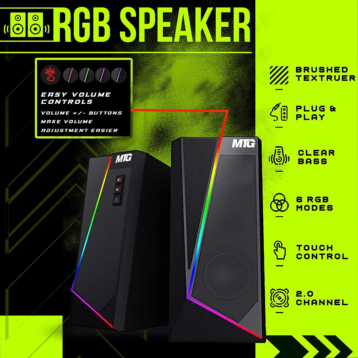 Gaming Desktop PC, Intel Core i5 8th Gen, TechMagnet Heera, GT 1030 Graphics, 16GB RAM, 1TB SSD | 3TB HDD, MTG New 24 Inch Dual Monitor, RGB Keyboard Mouse, Speaker, Webcam, Win 10 Pro (Renewed)