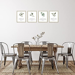 Psalms Scripture Wall Art Christian Posters, Christian wall art - Set of 4 (8x10") Bible Verses Wall Decor Bible Verse Wall Art Christian Wall Decor Christian Art Bible Scripture Wall Decor - Unframed