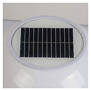 YMJ Solar Outdoor Post Light Fixture LED Cast Aluminum with Stainless Steel Pier Mount Base, Solar Pillar Light for Garden Home Hallway Porch Garage (Size : 9.84inch)