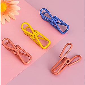 20 Pack Multipurpose Clothes Pins Utility Clips 2 Inch for Bag Clips, Utility Clips, Bag Clips,Clips for Package,Chip Clip,Clothes Pins ,Kitchen Clips, Clothes Clips, Colorful Clothespins, Small Clips