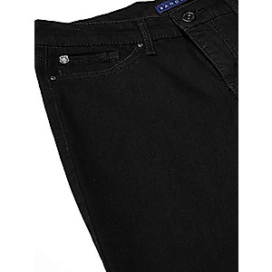 Bandolino Women's Mandie Signature Fit 5 High Rise Jean Regular, Saturated Black, 14 Short