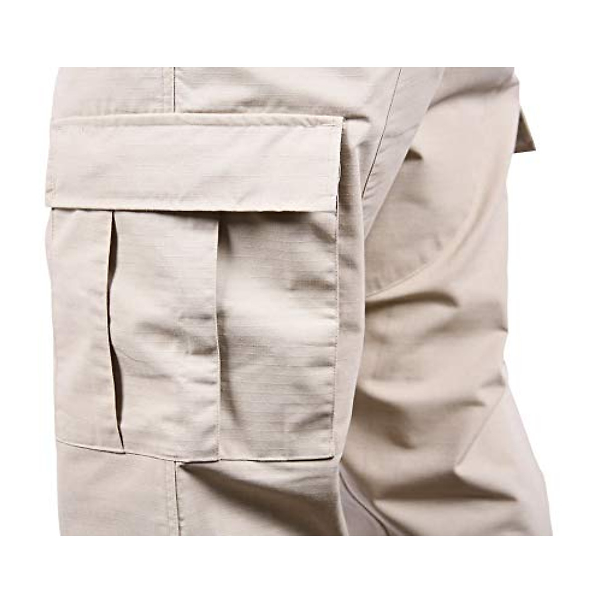 LAPG BDU Pants for Men, 6 Pocket Design BDU Tactical Cargo Pants, Lightweight Cotton Rip-Stop Fabric Pants, Charcoal, Medium/Regular