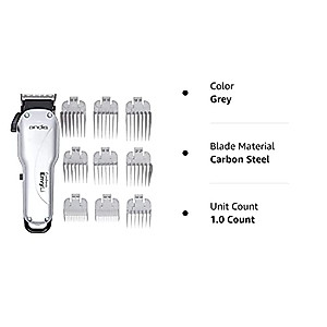 Andis 73000 Envy Li Cordless Clipper - Rechargeable Hair Trimmer - Adjustable Blade Clipper, Close Cutting Zero Gapped - Pack of 1, female