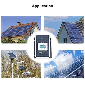 EPEVER 50A MPPT Solar Charge Controller Tracer-an Series High-Power Charge Controllers Compatible with 12V/24V/36V/48V Lead-Acid and Lithium Batteries (50A)