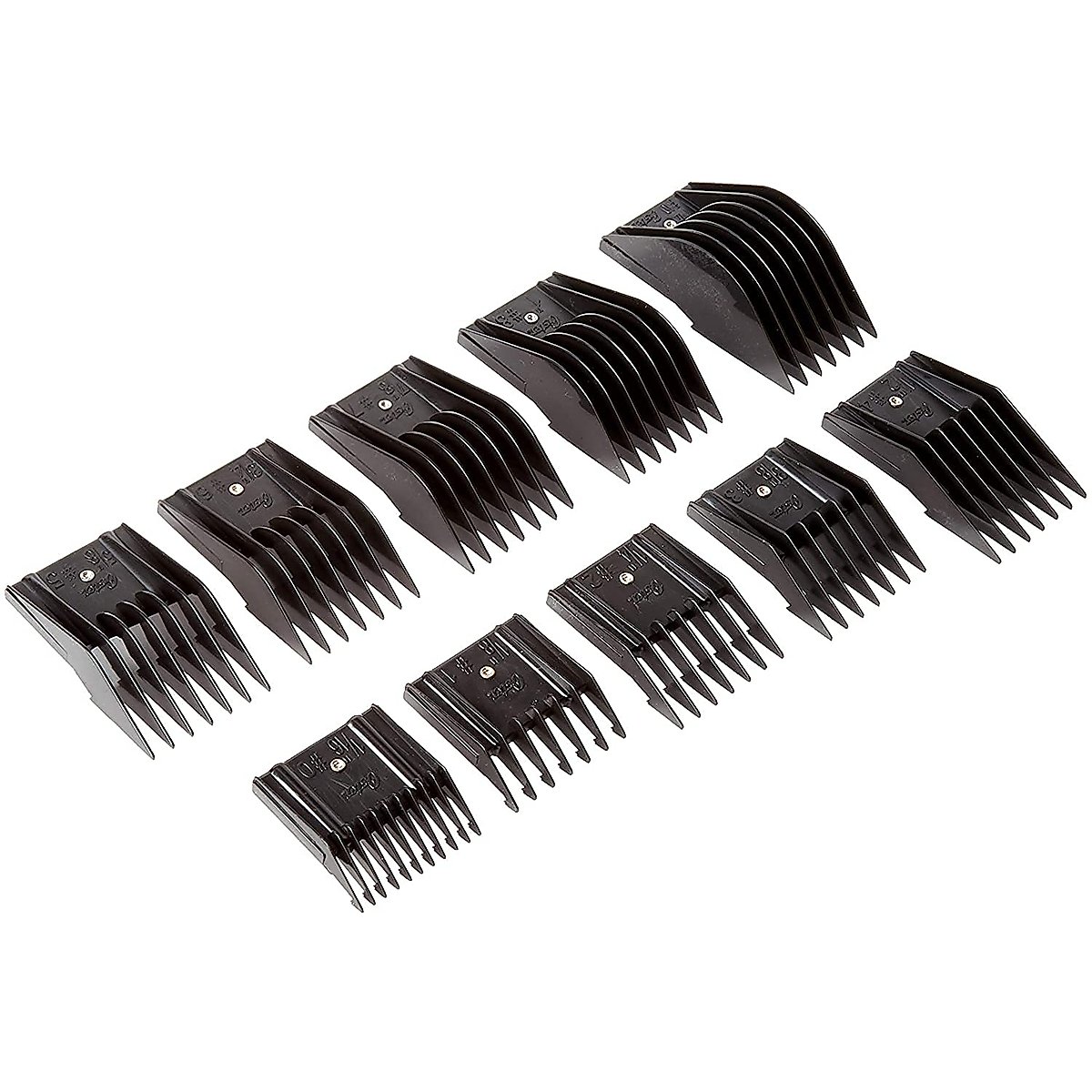 Oster A5 Dual Speed Grooming Clipper with Detachable Cryogen-X Blades #10 and #7F 7 Piece Universal Combs Guides Set