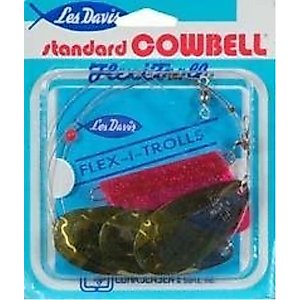 South Bend Sporting Goods Standard Cowbell 50/50 Brass/Nickel Slant, 38-Inch (3700-000-0007)