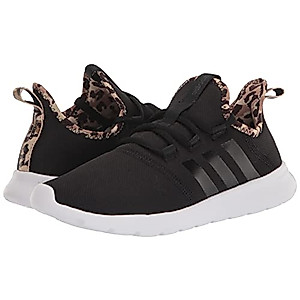 adidas Women's Casual Running Shoe, Black/Black/Sandy Beige, 9.5