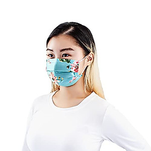 Everydayspecial Disposable Safety Mask 3 Layer Protection Face Mask for Adults 50 pcs (Flower Assorted Print)
