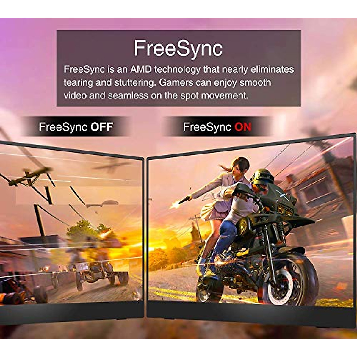 USB-C Portable Monitor - 15.6 Inch FHD 1080p FHD HDR FreeSync Zero Frame USB-C Computer Display with Dual Type-C Mini HDMI for Laptop PC Phone Mac Surface Xbox PS4 Switch, with Smart case (Renewed)