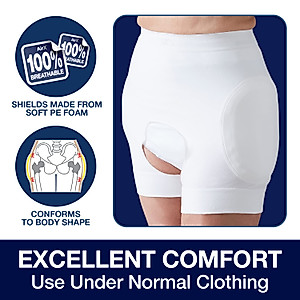 Safehip AirX OPEN Hip Protector Undergarment Fall Injury Prevention Hip Support for Elderly Seniors, Skin-Friendly and Comfortable (XXL 48-60 inches)