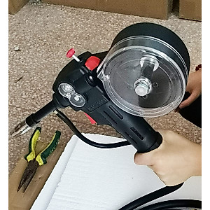 PreAsion 200Amp Spool Gun 3 Meters Cables Fit Miller 300371 Spoolmate 100 Series Miller 180 Aluminum Stainless Steel Iron with 1.1LB 0.8MM Aluminum Welding Wire20pcs Contact Tips