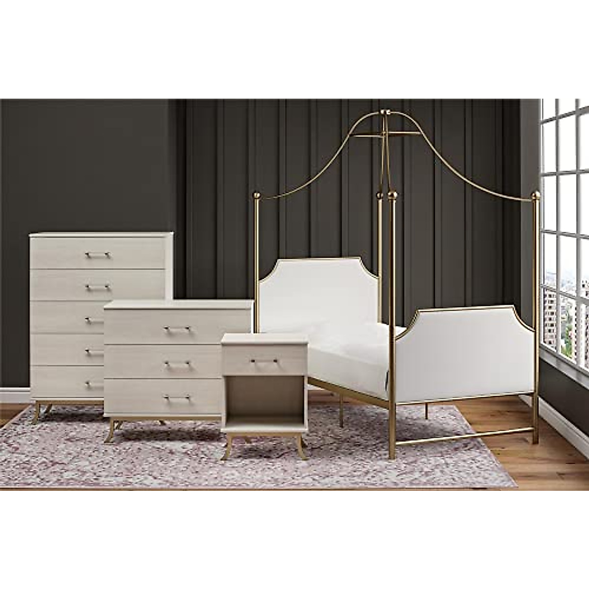 Little Seeds Monarch Hill Clementine White 5 Drawer Dresser