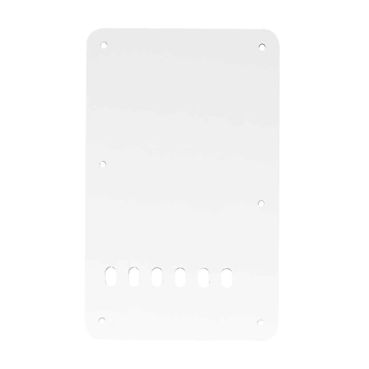 Musiclily Pickguard Strat Back Plate Tremolo Cavity Cover Vintage Style Backplate for Fender US/Mexico Made Standard Stratocaster Modern Style Electric Guitar,4Ply White Pearl