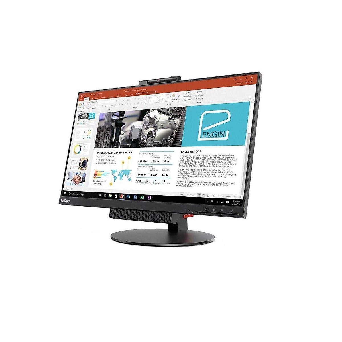 Lenovo Thinkcentre Tiny-In-One 24 Touch Monitor Gen3 A17TIO24T (10QX-PAR1-US) 23.8-inch, 10-Point Multi-Touch, 1920x1080 monitor