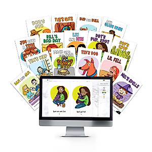Decodable Readers: 15 Short Vowel Phonics Decodable Books for Beginning Readers Ages 4-7 Developing Decoders (Set 2)