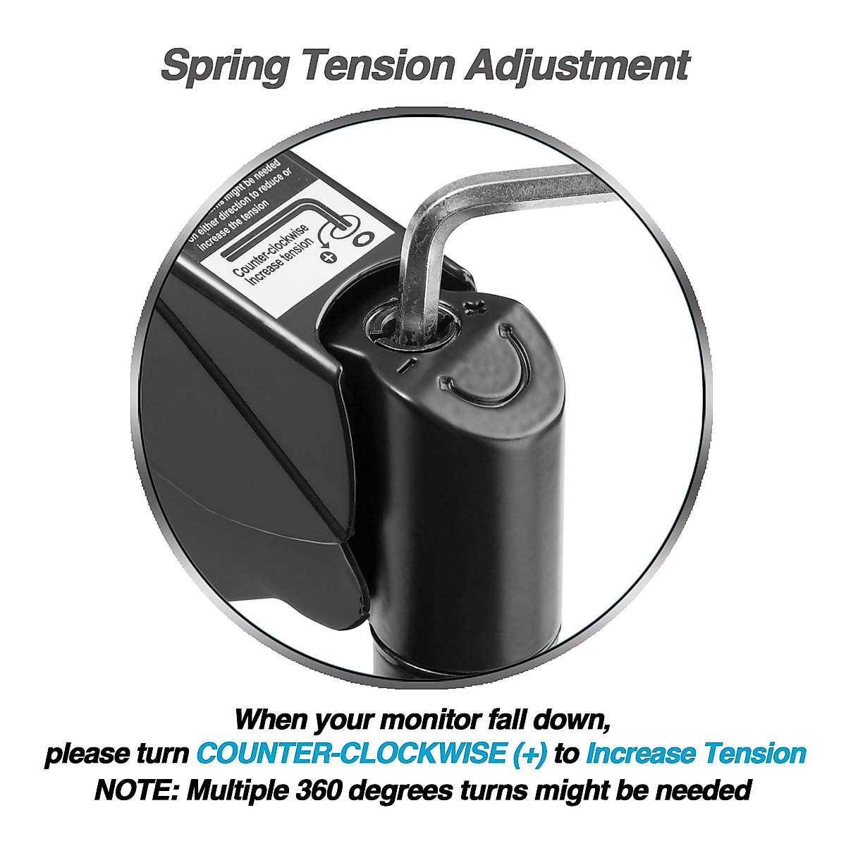 AVLT Laptop and Monitor Arm Tall Pole - Mount 15.6" Notebook and 32" Monitor on 2 Full Motion Adjustable Arms - Organize Your Work Surface with VESA Monitor Desk Mount