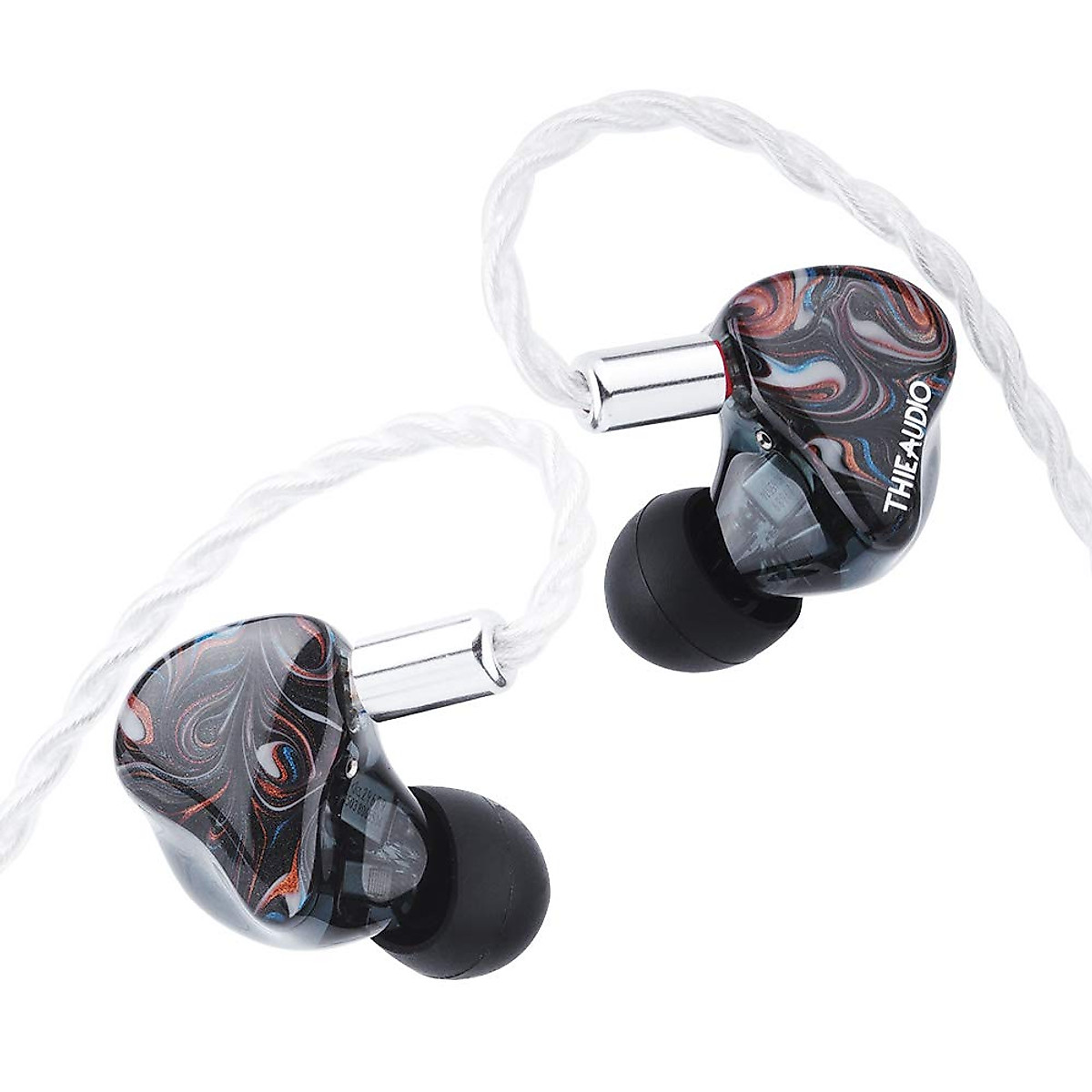 Linsoul THIEAUDIO Legacy 4 1DD+3BA Hybrid Driver in-Ear Monitor with 2 Tuning Switch, Detachable 7N OCC 0.78mm 2Pin Cable, Custom Faceplate