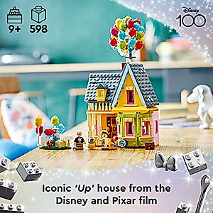 LEGO Disney and Pixar ‘Up’ House Disney 100 Celebration Classic Building Toy Set for Kids and Movie Fans Ages 9 and Up, A Fun Gift for Disney Fans and Anyone Who Loves Creative Play, 43217