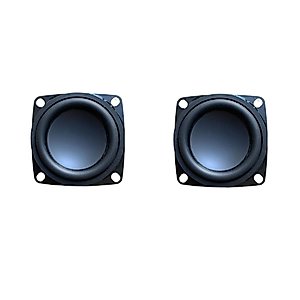 NORK 2Pcs 2 Inch Full Range Speaker 53MM Bass Speaker Mini Loudspeaker Suitable for JBLJBL charge3 Replacement Speaker