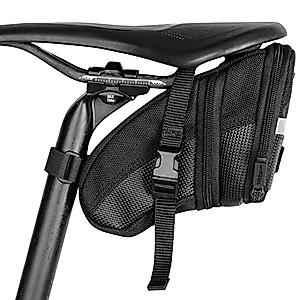 Aero Wedge Pack, w/ strap mount, Small, Black