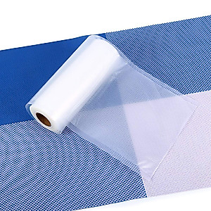 Enforose Kitchen Vacuum Food Sealer Rolls PE Membranes Keep Fresh Bags Wrapper Film 3 Sizes Vacuum Seal Bags and Rolls for Food Saver(15 * 500cm)