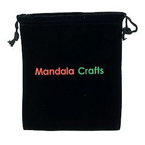 Mandala Crafts Rudraksha Mala 108 Beads - Rudraksha Beads - Nepal Knotted Rudraksha Seed Japa Mala Tibetan Prayer Beads for Rudraksha Necklace Men Women Meditation Yoga Red Tassel