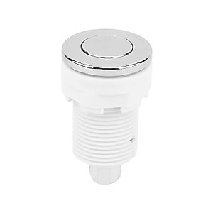 Air Pressure Bath Switch Tub Spa Massage Bath Garbage Waste Disposal Air Switch Push Button Garbage Disposal Sink Top Air Switch(White,Size:28mm)