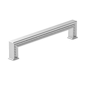 Richelieu Hardware BP879596CHBRZ Torcello Collection 3 3/4-inch (96 mm) Center-to-Center Beaded Champagne Bronze Transitional Rectangular Cabinet and Drawer Pull Handle for Kitchen, Bathroom, and Furniture