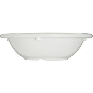 Carlisle FoodService Products Kingline Reusable Plastic Bowl Fruit Bowl with Rim for Home and Restaurant, Melamine, 4.75 Ounces, White, (Pack of 48)