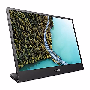 PHILIPS 16B1P3300 16" Class Full HD LED Monitor - 16:9 - Textured Black