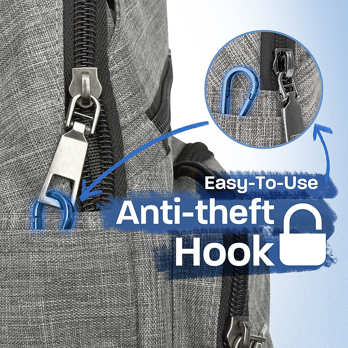 Nupouch Women's Anti-Theft Daypack, Tan, Large