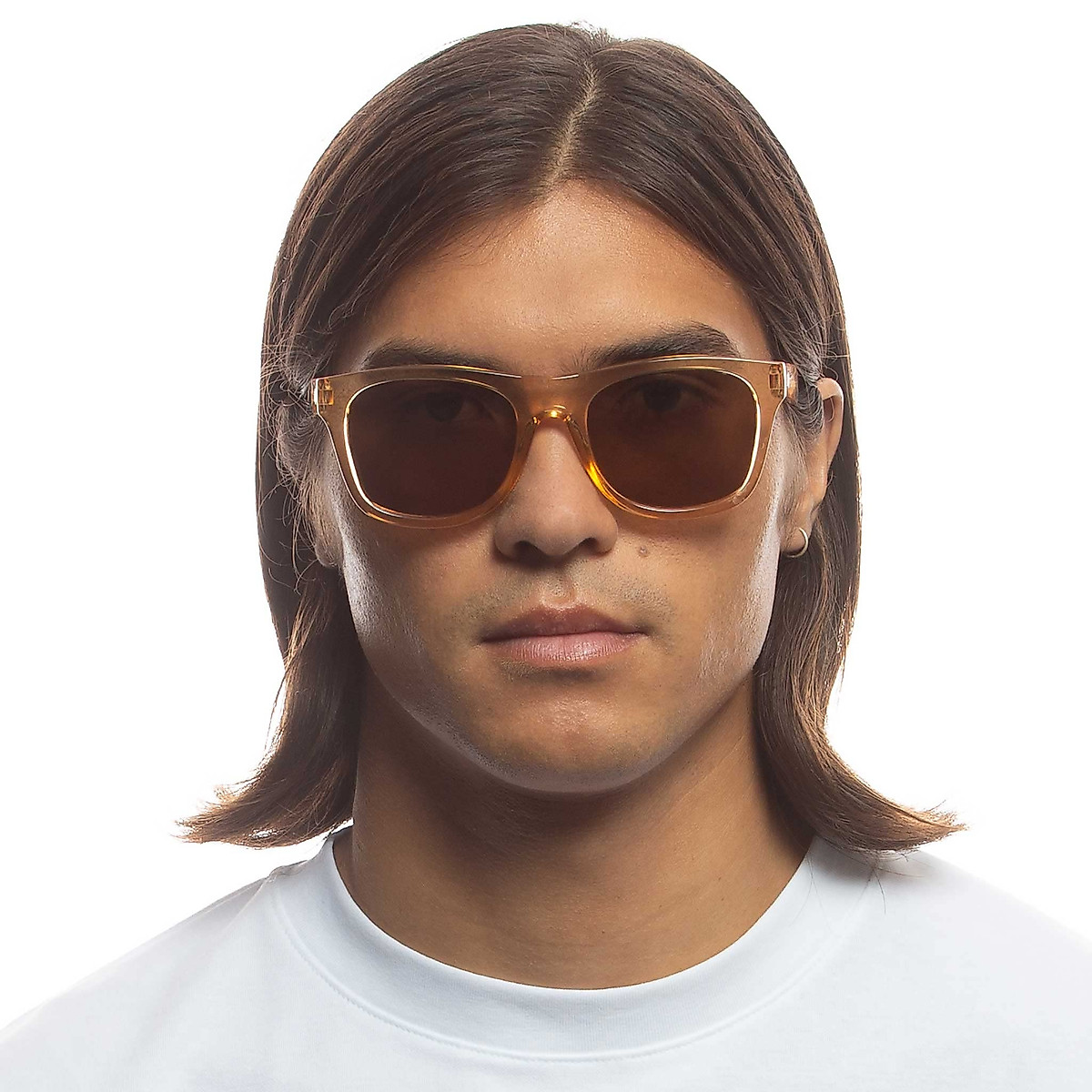 Le Specs Petty Trash Sunglasses, Blonde/Brown Mono Polarized, One Size