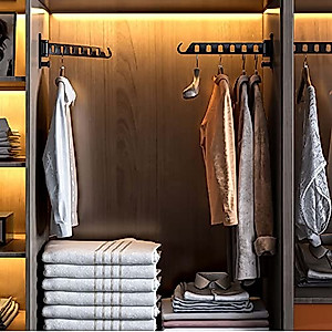 YSUEFIJO Drying Racks for Laundry Foldable, Laundry Drying Rack Wall Mount, Heavy Duty Laundry Clothes Hanger Rack, Collapsible Clothes Dry Racks, for Balcony, Mudroom, Bedroom (White )