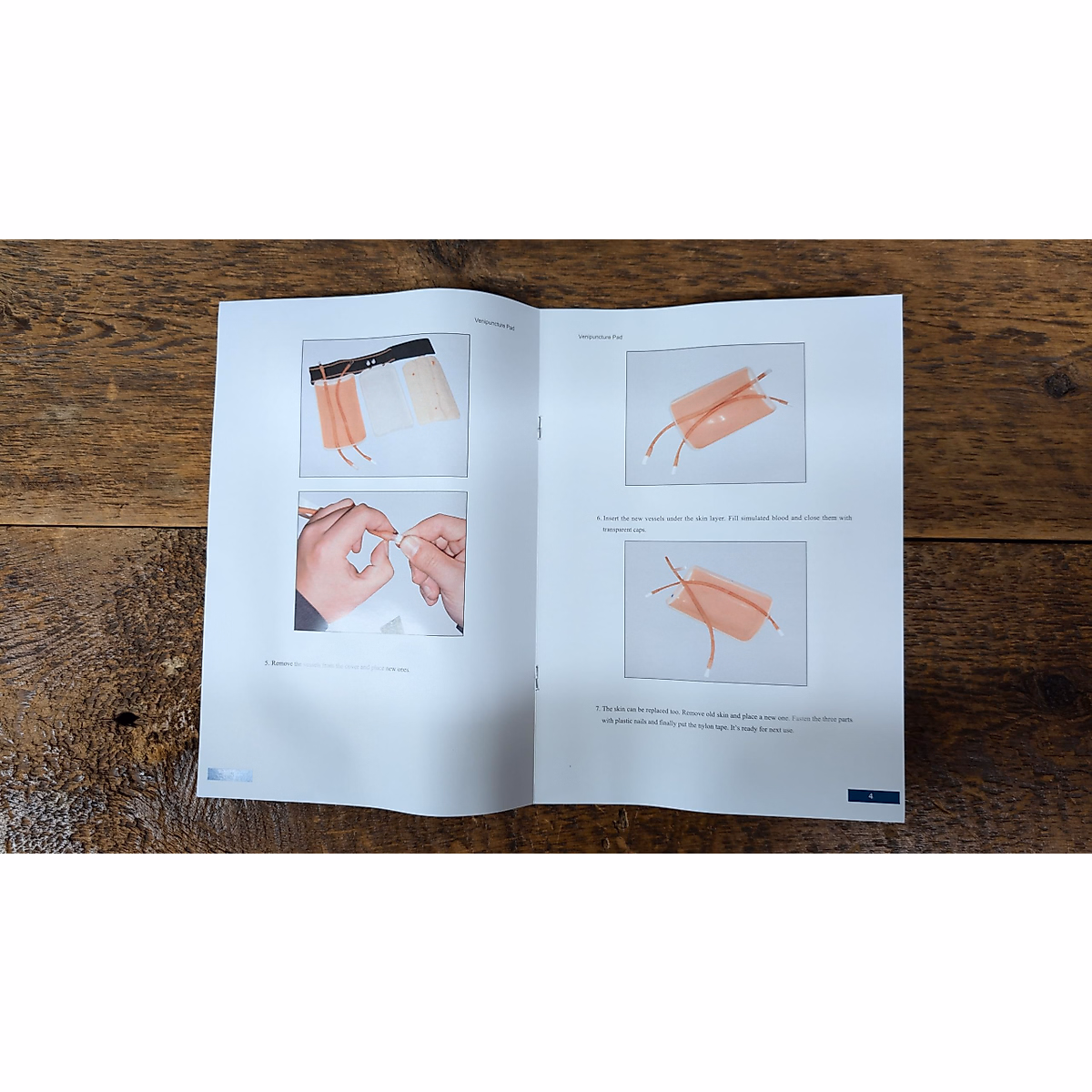 Anatomy Lab Venipuncture Practice Kit with Wearable Simulation Arm Pad Model IV + Supplemental Injection Skill Supplies Kit Clinical Nursing Training, 65 Piece Bundle