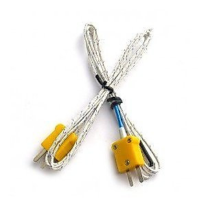 Digital 2 k-type Thermocouple Thermometer DM6802 for HVAC, Furnace, Heater