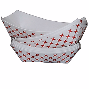 Adorox 50 Count Paper Food Tray, 2.5-Pound(Standard 4"x 6"