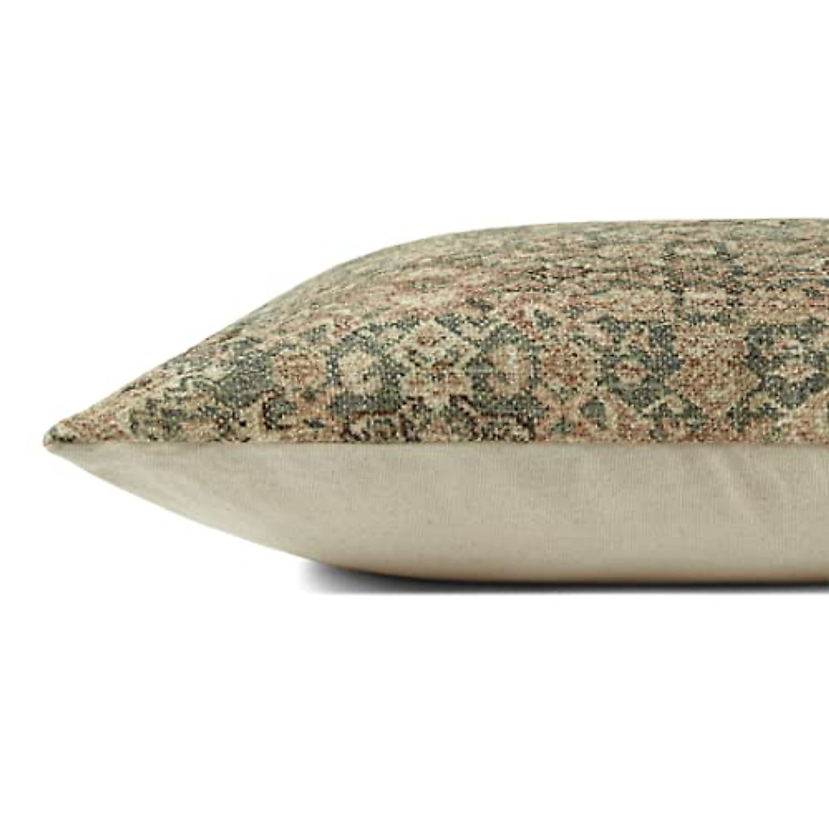 Loloi PAR0004 Throw-Pillows, 18'' x 18'' Cover w/Poly, Navy/Natural