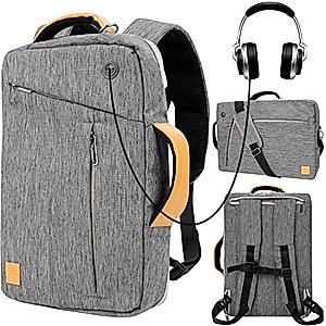 11.6 12 13 Inch Convertible Laptop Tablet Shoulder Bag Sleeve for Galaxy Tab S9+/S9 FE+/S8+/S7 Plus, Surface Pro X 10 9 8 7