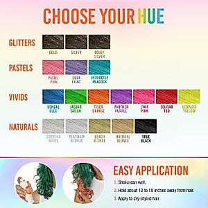 Punky Temporary Hair Color Spray, Tiger Orange, Non-Sticky, Non-Damaging Hair Dye Instant Vivid Hair Color, 3.5 oz, 1-Pack