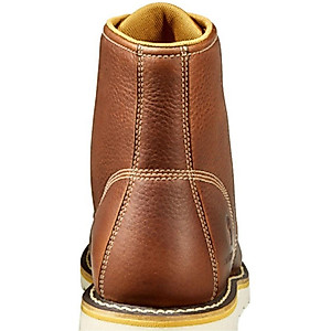 Carhartt mens 6 Inch Waterproof Wedge Steel Toe Work Boot, Tan, 10.5 US