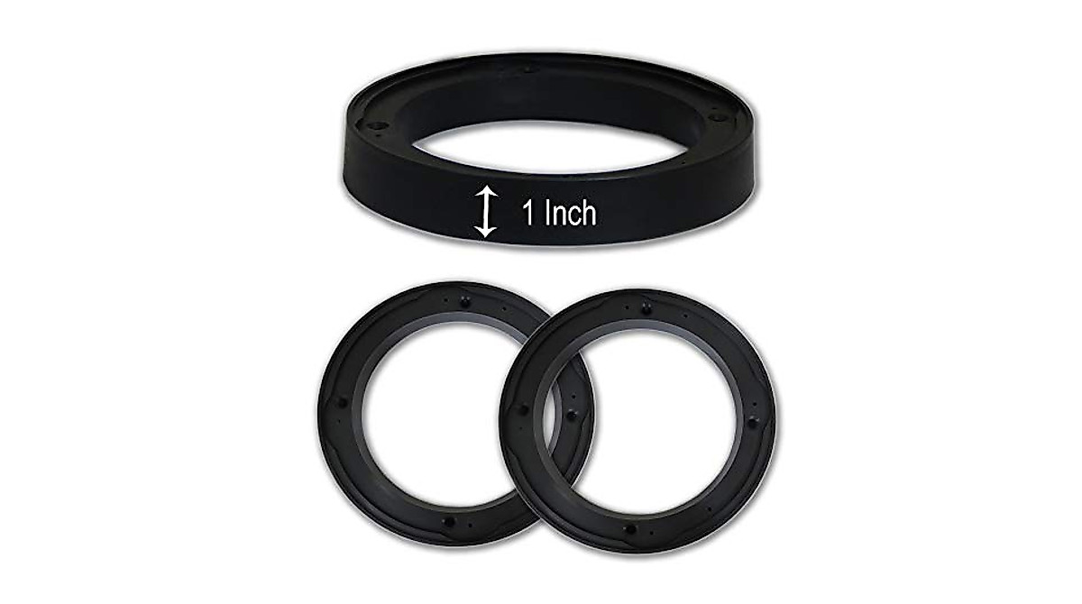 Universal 1-Inch Car Speaker Depth Ring Spacer for 5.25"-6"
