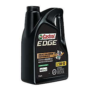 Castrol EDGE 5W-30 Advanced Full Synthetic Motor Oil, 5 Quarts