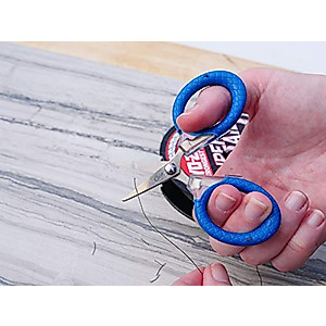 Cuda 3" Titanium Bonded Micro Scissor, Blue (18826)