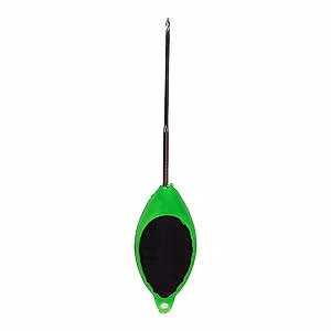 Jerliflyer Crochet Bait Hook Tool, Silicone and Steel Fishing Crochet Portable Stringing Needle Bait Tool Fishing Accessories for Outdoor