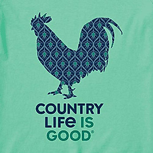 Life is good Womens Crusher, Spearmint Green, Small