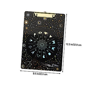 Operitacx 5pcs Size with Clipboard Decorative Letter Writing Fashion for Holder Case Document Exam Clip Office Practical Nurse Plastic Low Nurses Profile Conference Teacher Board