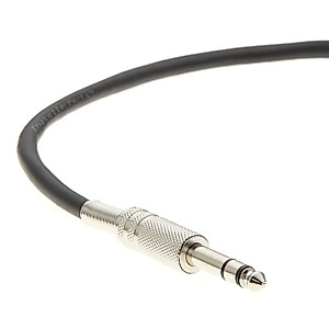 InstallerParts XLR Female to 1/4" Stereo Male Microphone Cable - 100 Feet - Compatible with Amplifiers, Instruments, and More!