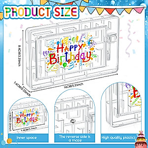 CroBlissful Gift Card Holder Box Maze, Money Maze Gift Card Box, Without Gift Card, Reusable Gift Card Box Stuffers for Adults Christmas Gifts(Birthday)