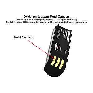 GIKYSUIZ 2-Pack 3400mAh Replacement Battery for Symbol/Zebra BTRY-LS34IAB00-00 Compatible with Symbol/Zebra LS3478 & LS3578 Series Handheld Barcode Scanner
